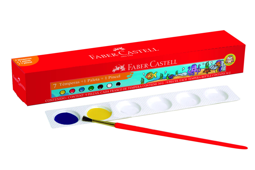 PAQUETES DE TEMPERAS X7 UND- FABER CASTELL - Comercial MAC